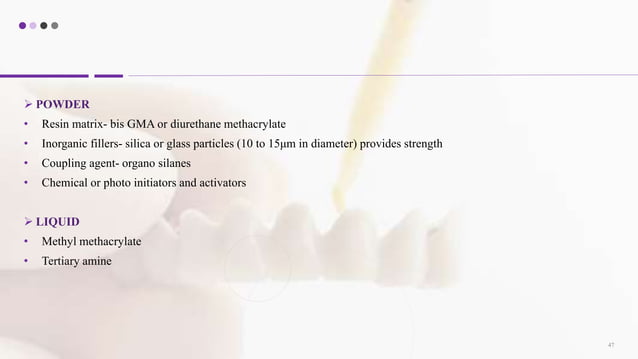 Luting cements or dental cements | PPTX | Oral care | Personal Care