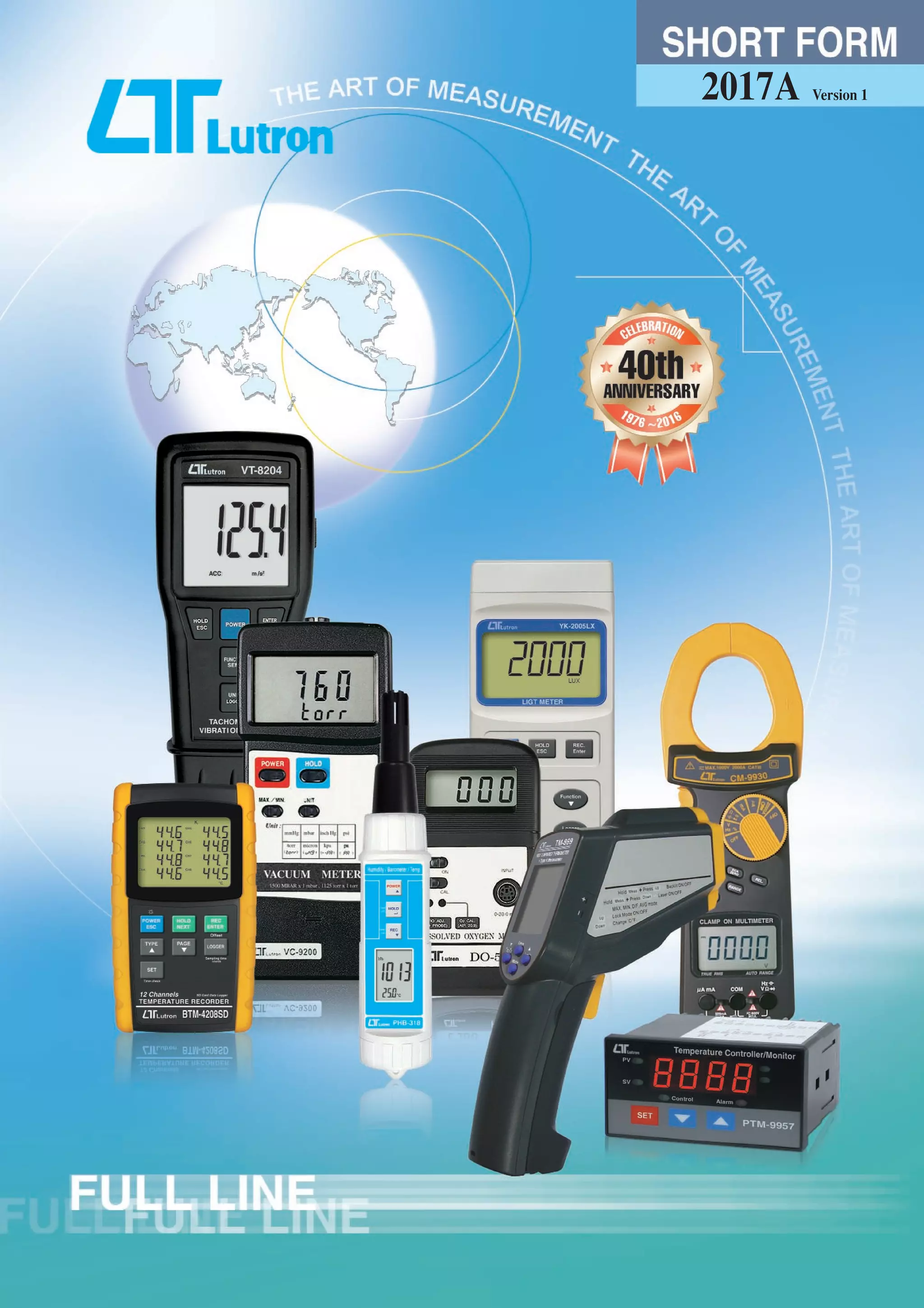 Lutron The Art of Measurement Testing Measuring Instruments ROnexbd ...