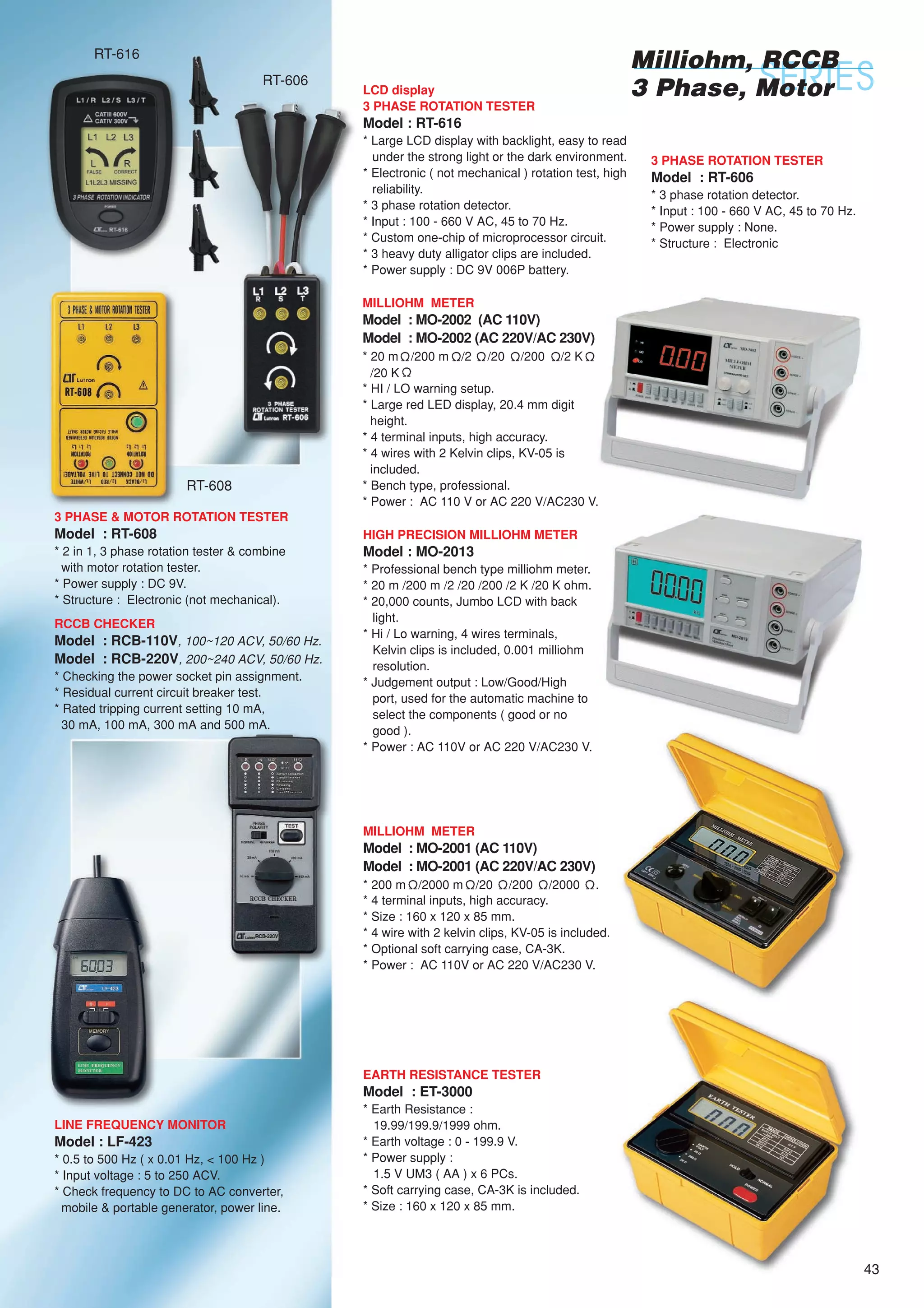 Lutron The Art of Measurement Testing Measuring Instruments ROnexbd ...