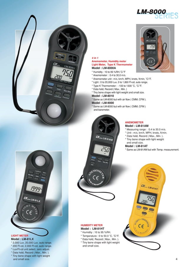 Lutron The Art of Measurement Testing Measuring Instruments ROnexbd ...