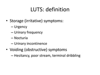 Lutsbphcarcinomaprostatelowerurinarytract | PPT