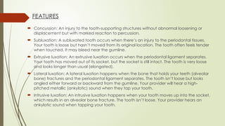 LUXATION injury of tmj with mouth and jaw | PPT