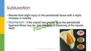 Luxation injuries and avulsion | PDF