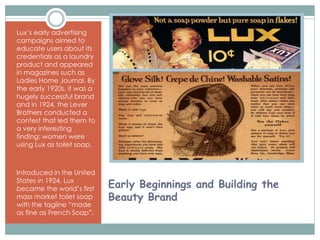 Integrated Marketing Communication Project on LUX | PPT