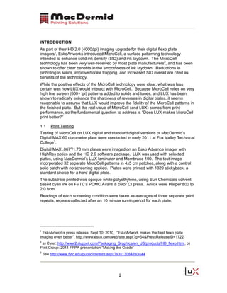 Lux effect on micro cell dmax sid v1.1 | PDF