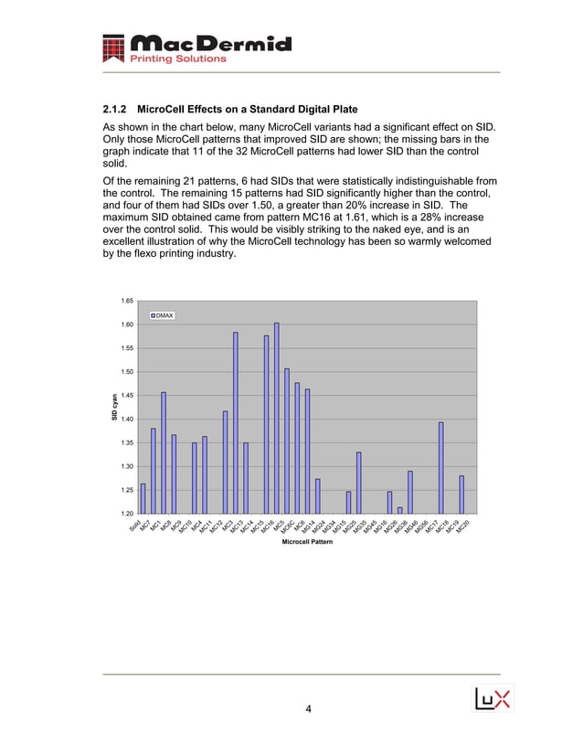 Lux effect on micro cell dmax sid v1.1 | PDF