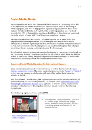 Luxembourg business culture guide - Learn about Luxembourg | PDF