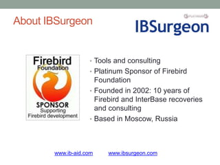 Nbackup and Backup: Internals, Usage strategy and Pitfalls, by Dmitry Kuzmenko, IBSurgeon | PPT