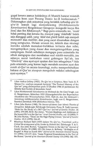 Al-Qur'an, Orientalisme dan Luxenberg | PDF