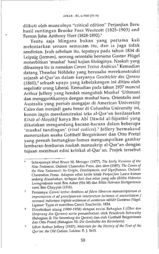 Al-Qur'an, Orientalisme dan Luxenberg | PDF