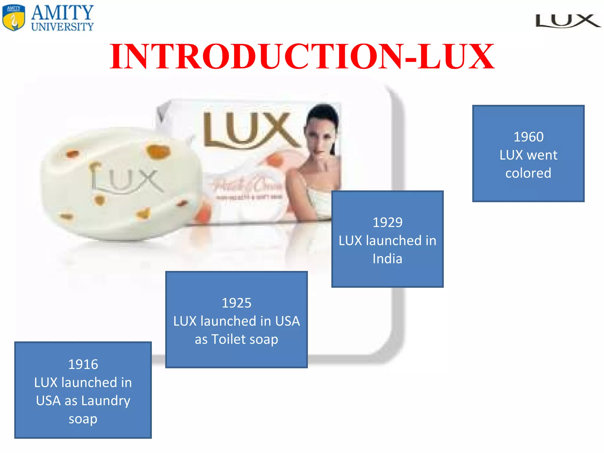 Lux final presentation group one | PPT | Skin Care | Beauty