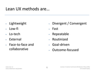 LUXi Intro to Lean UX | PPT