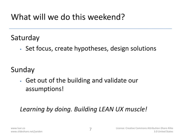 LUXi Intro to Lean UX | PPT