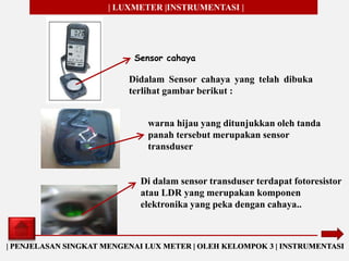 Persentase Luxmeter | PPT