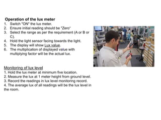 Lux meter notes | PPTX