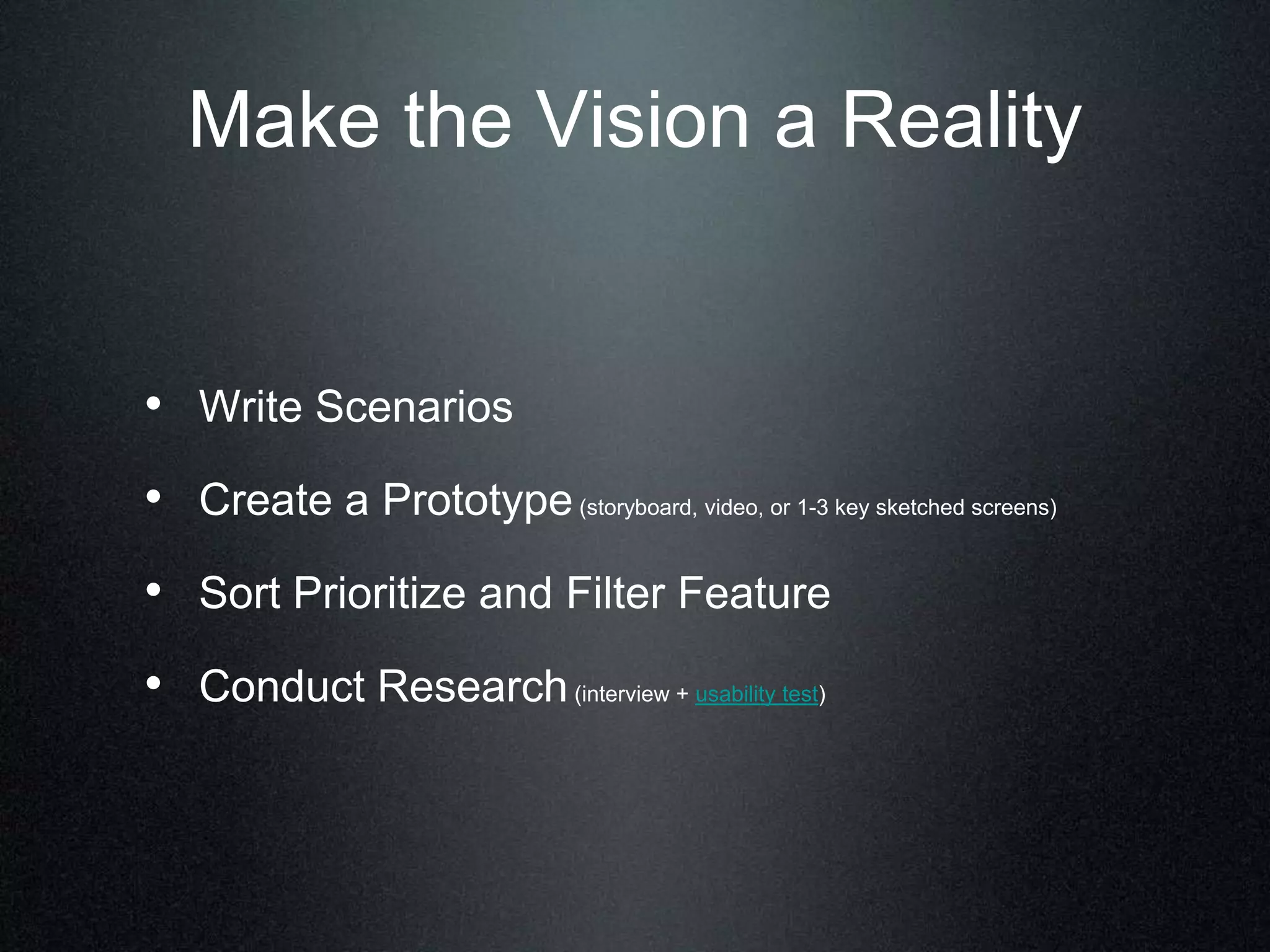 UX Vision leanuxmachine | PPT
