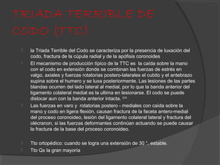 Luxofracturas de codo | PPT