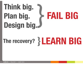 Fail=Win : UX Fail Stories at FailChat | PPT