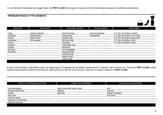 Luxury brand First Class | PDF