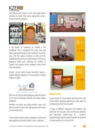 Luxury Brands in Virtual Worlds | PDF
