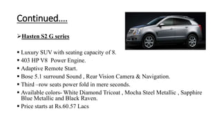 Foray into Indian Luxury Car Segment | PPTX | Automotive Industry ...