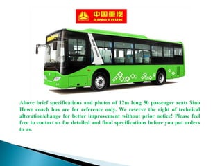 Luxury coach bus for sale 2019 cn-sinotruk | PPT