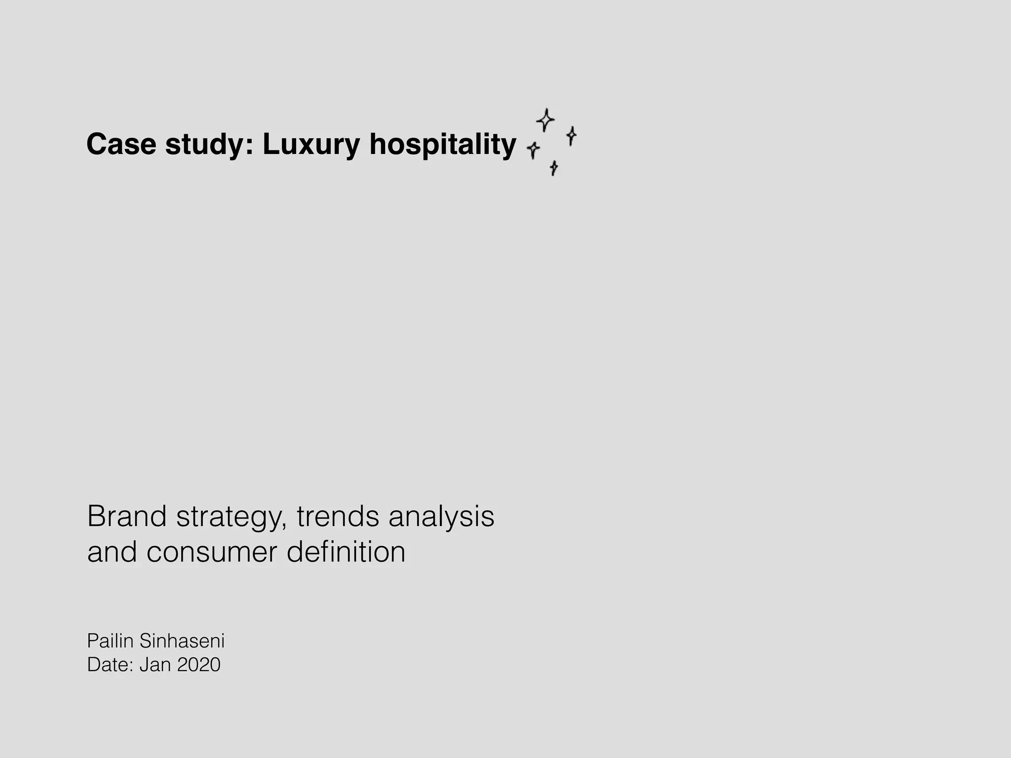 Case study - Luxury hospitality | PDF