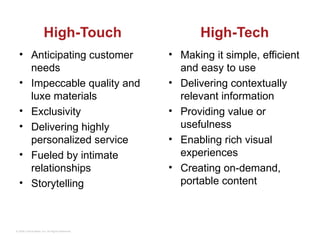 Blending High-Touch & High-Tech | PPT