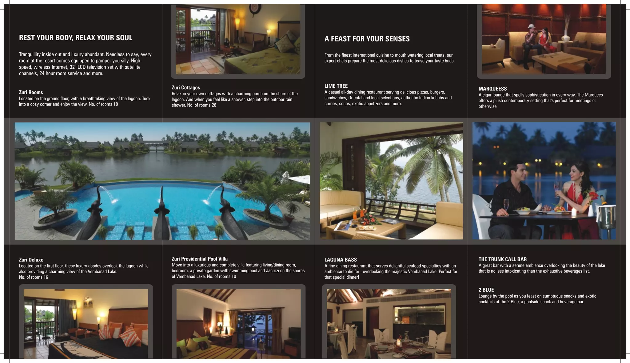 Luxury Lake Resort in Kumarakom, Kerala - Zuri Hotels & Resorts | PDF