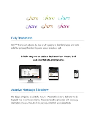 Luxury responsive joomla virtuemart template | PDF