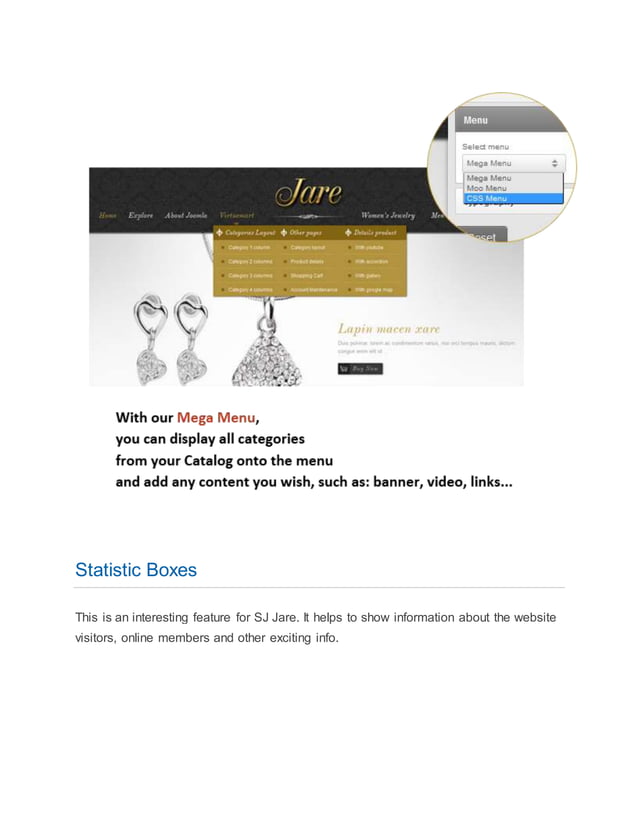 Luxury responsive joomla virtuemart template | PDF