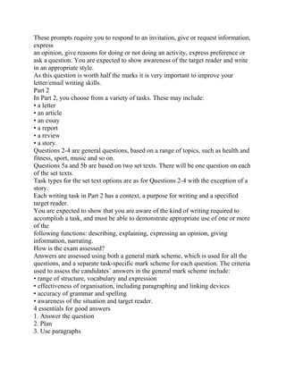 Luyện thi fce writing phan 1 | DOC