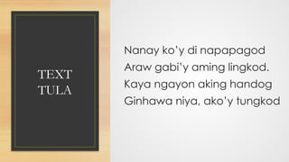 LUZON prominent genres.pptx urban writing and genres | PPTX
