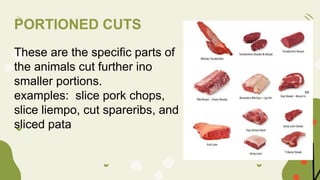 different cuts of meat | PPTX
