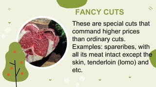 different cuts of meat | PPTX