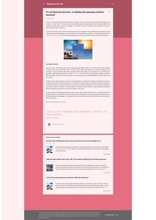 Lv.net internet services a solution for amazing wireless internet! | PDF | Internet | Computing