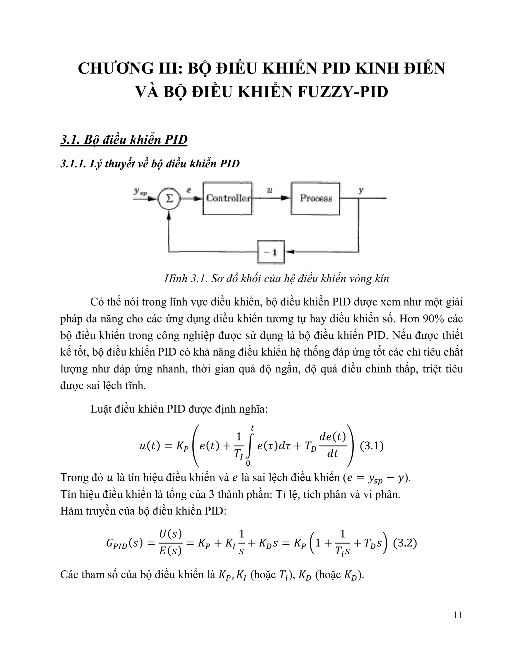 Đề tài: Hệ thống điều khiển tốc độ động cơ DC sử dụng bộ PID | PDF