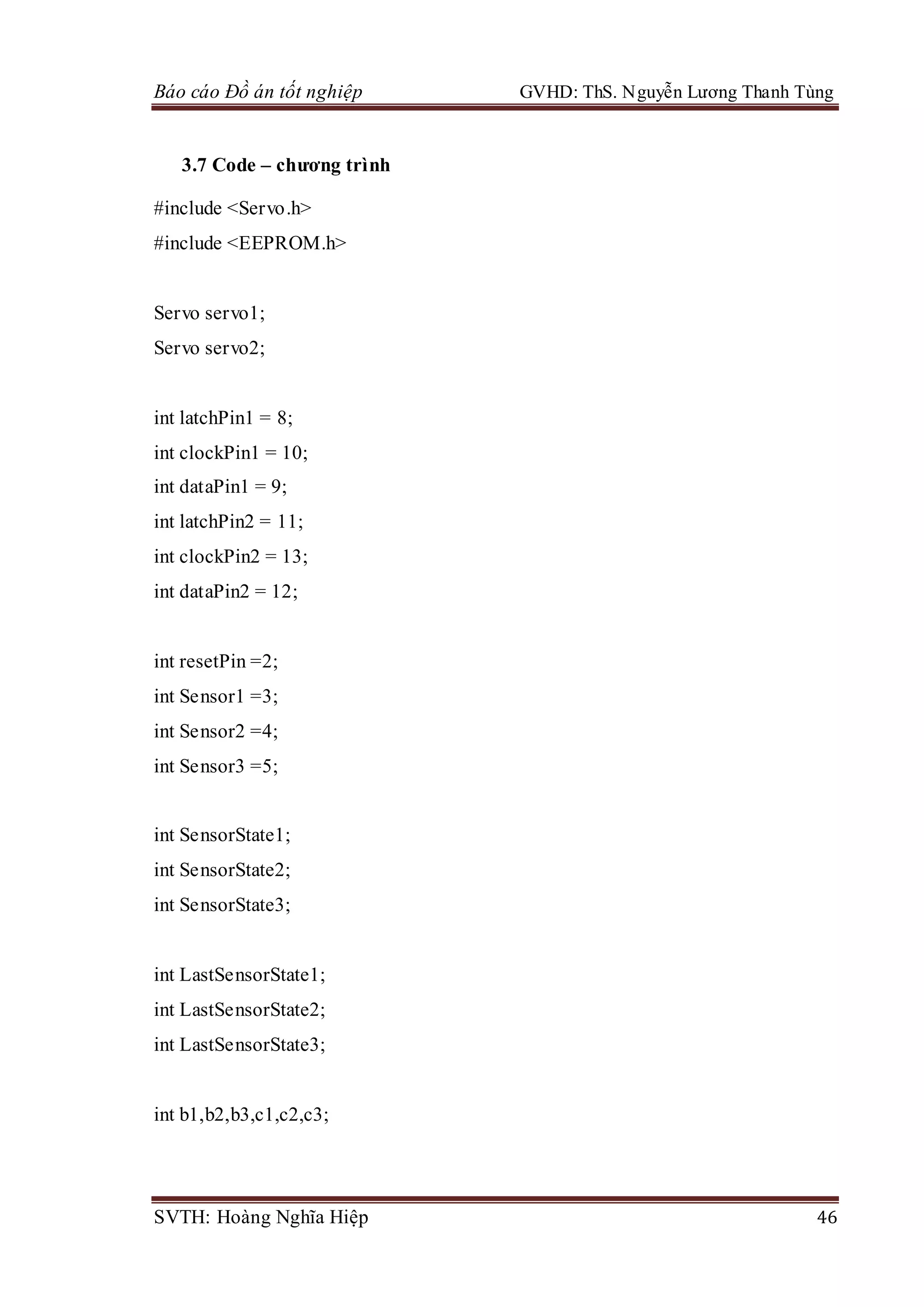 Đề tài: Mô hình phân loại sản phẩm theo chiều cao dùng Arduino | PDF