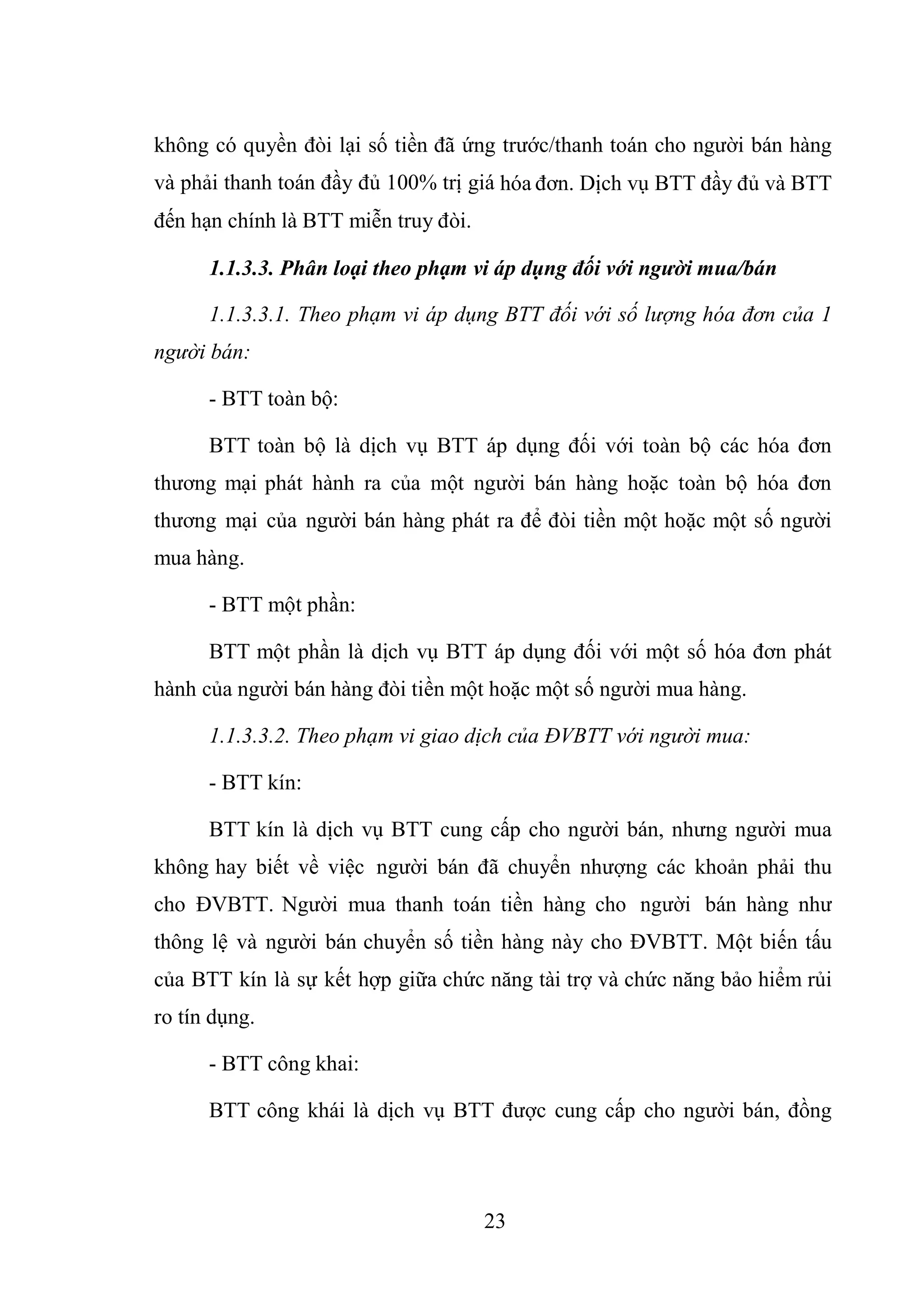 Đề tài: Pháp luật về hoạt động bao thanh toán của tổ chức tín dụng | PDF