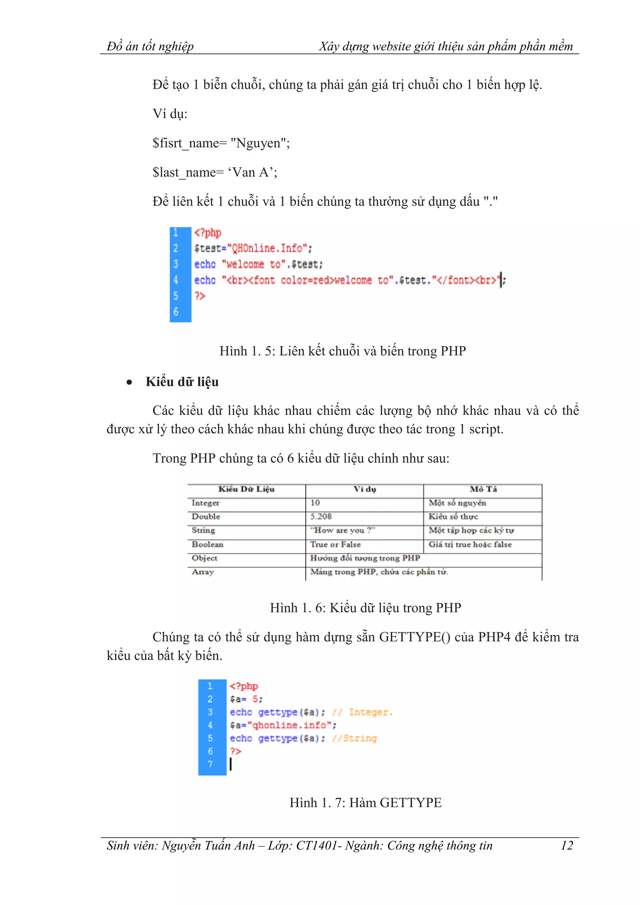 Đề tài: Xây dựng website giới thiệu sản phẩm phần mềm, HOT | PDF