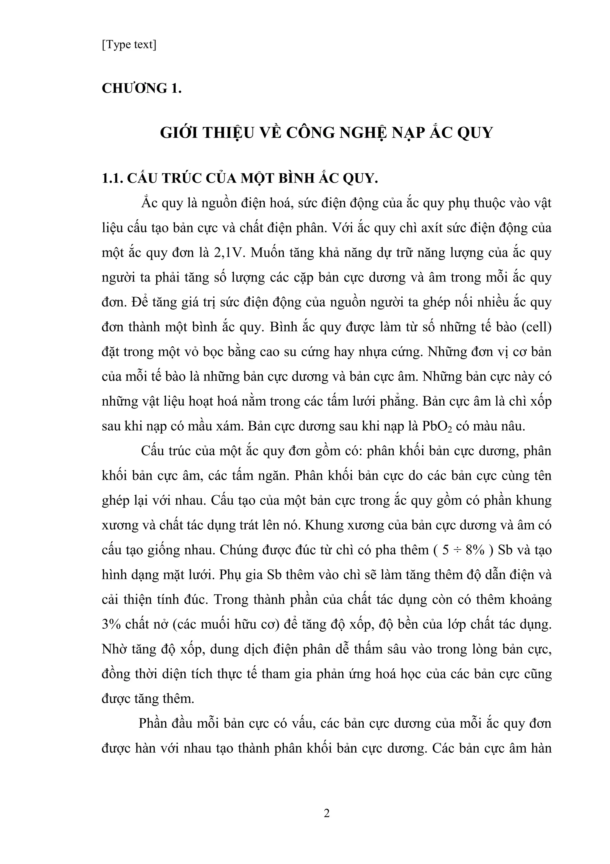 Luận văn: Thiết kế bộ nạp acquy tự động, HAY | PDF
