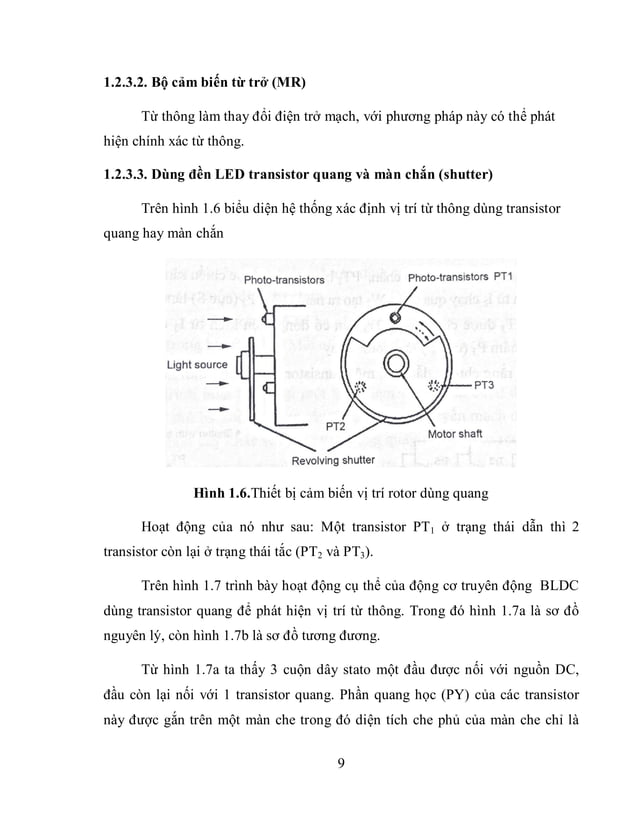 Đề tài: Hoạt động của hệ thống truyền động điện động cơ BLDC | PDF