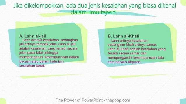 Kesalahan - Kesalahan Dalam Membaca Al Qur'an (ppt) | PPTX