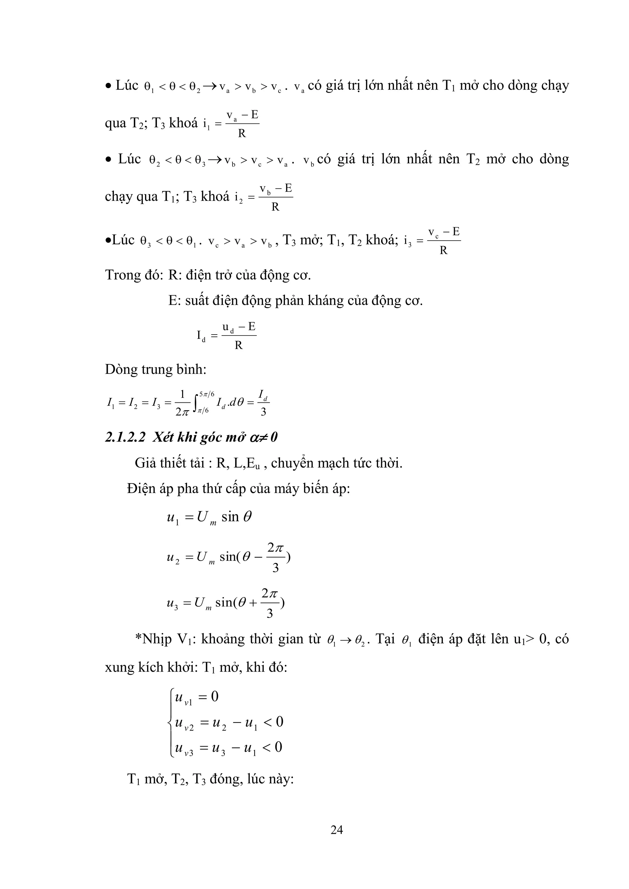 Chế tạo bộ chỉnh lưu Thyristor điều khiển động cơ một chiều, HAY | PDF