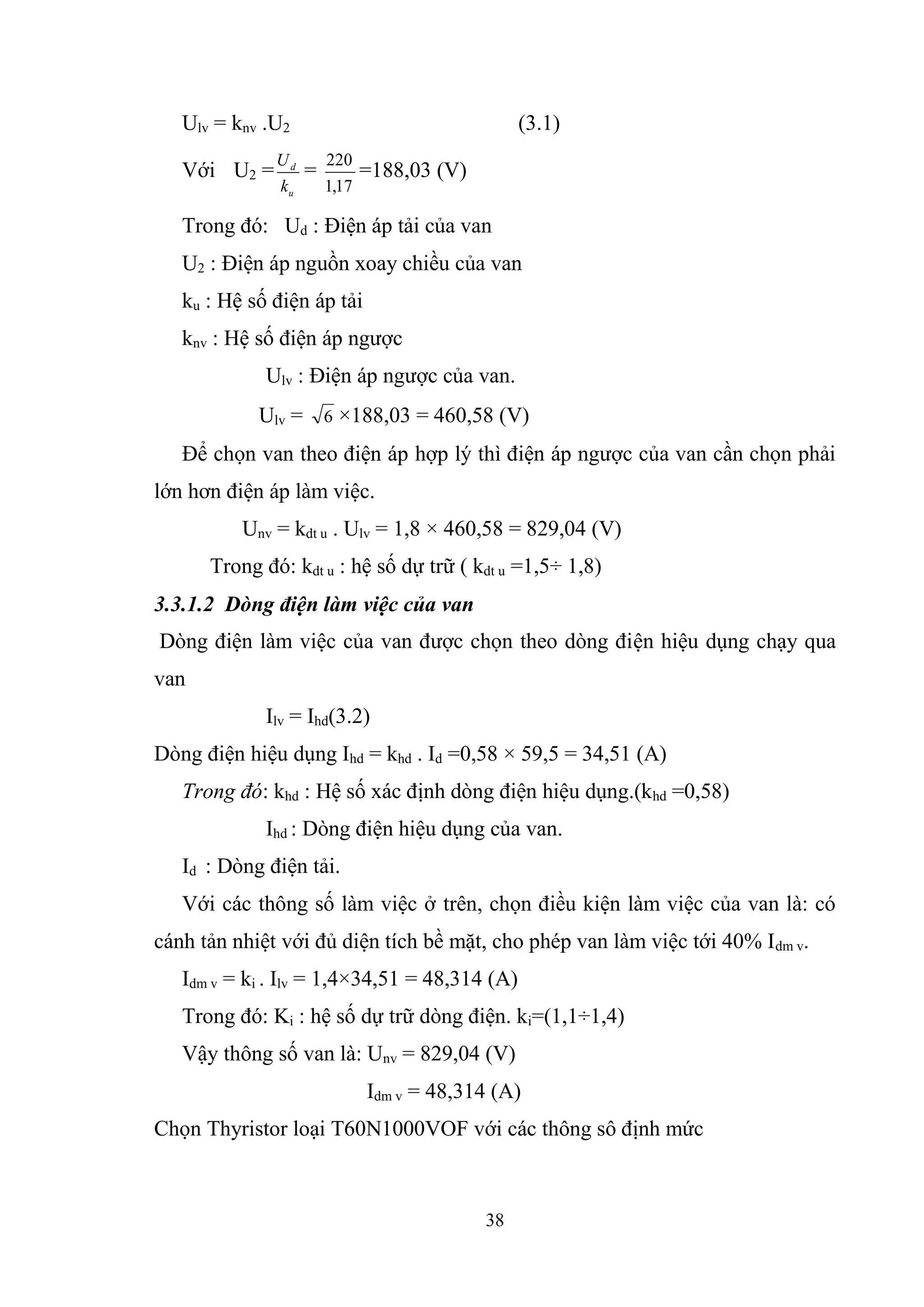 Chế tạo bộ chỉnh lưu Thyristor điều khiển động cơ một chiều, HAY | PDF