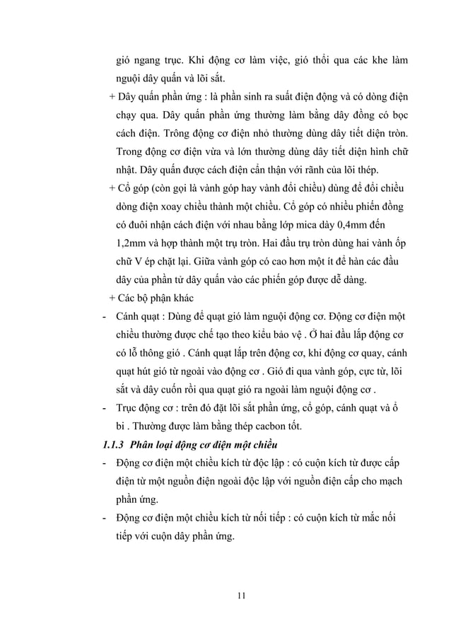 Chế tạo bộ chỉnh lưu Thyristor điều khiển động cơ một chiều, HAY | PDF