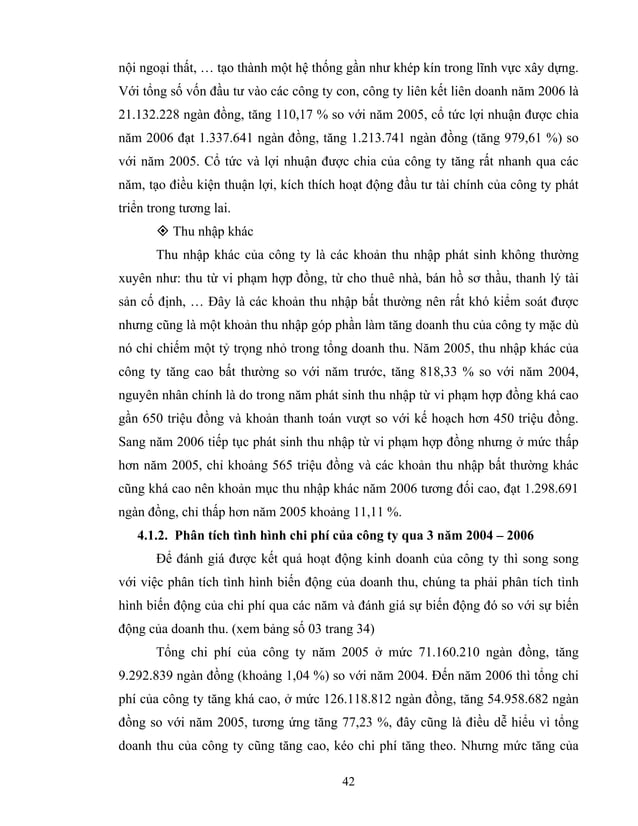 PHÂN TÍCH HIỆU QUẢ HOẠT ĐỘNG KINH DOANH TẠI CÔNG TY CỔ PHẦN TƯ VẤN ĐẦU TƯ VÀ XÂY DỰNG KIÊN GIANG ...