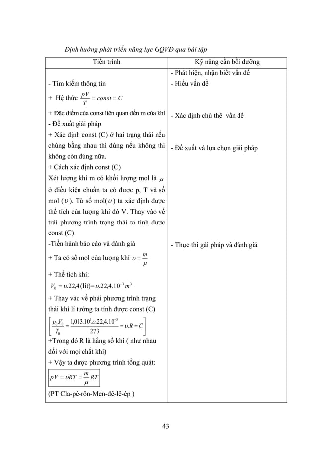 Luận văn: Phát triển năng lực giải quyết vấn đề cho học sinh qua việc xây dựng và sử dụng hệ ...