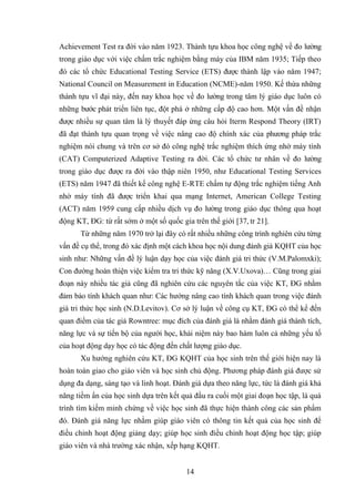Luận văn: Quản lý kiểm tra - đánh giá kết quả học tập của sinh viên Trường Y tế | PDF