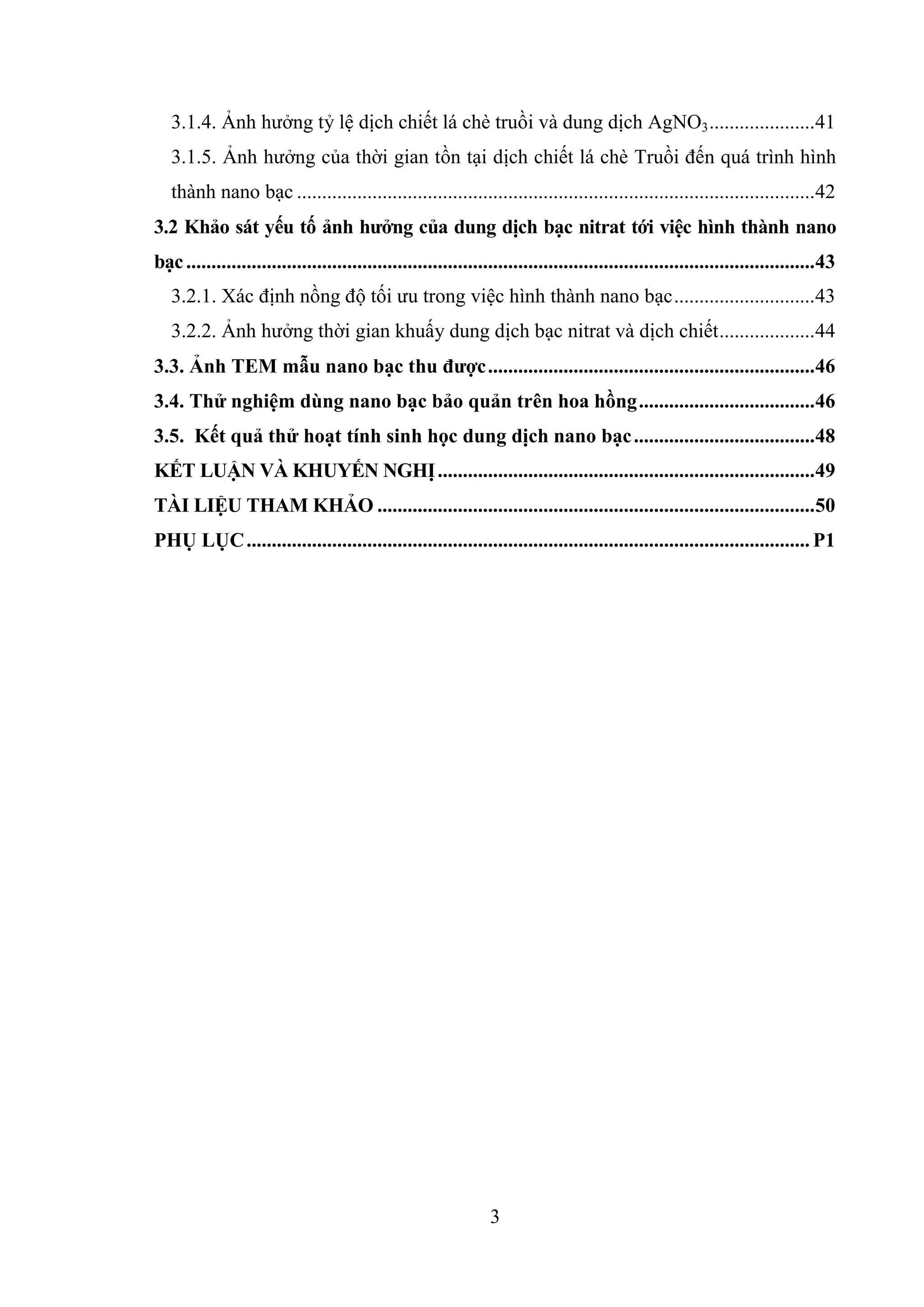 Luận văn: Nghiên cứu tổng hợp nano bạc từ dịch chiết lá chè Truồi và bạc nitrat | PDF